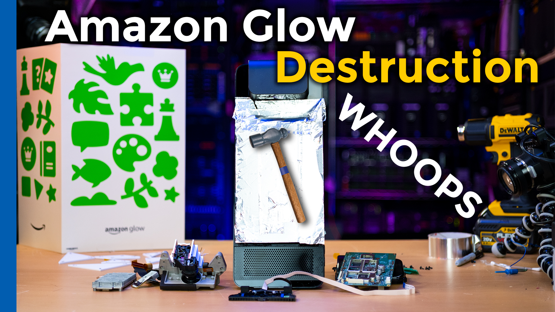 Amazon Glow – Unboxing, Demo, Teardown, DESTRUCTION, Rambling - ScottDotDot