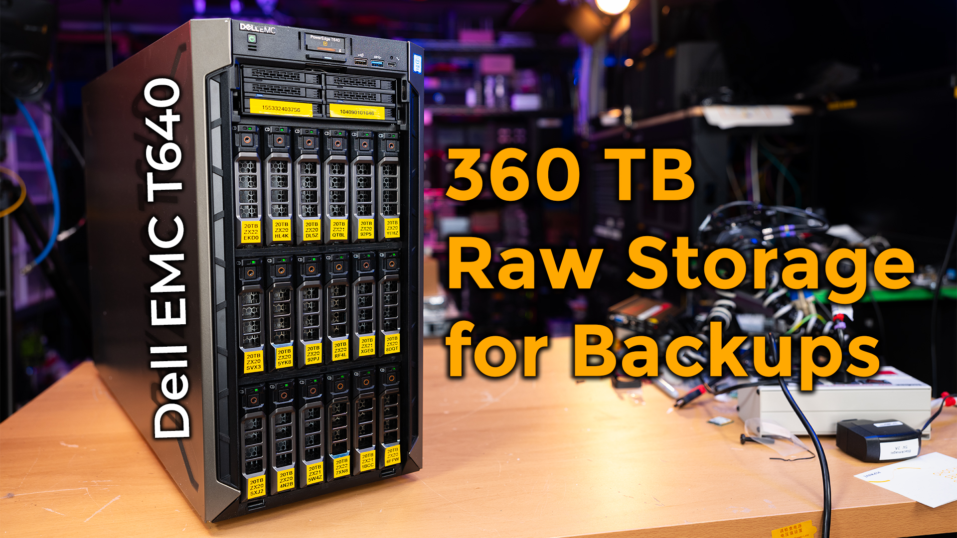 New Home Backup Server (Dell T640 with 18 20TB Disks) - ScottDotDot